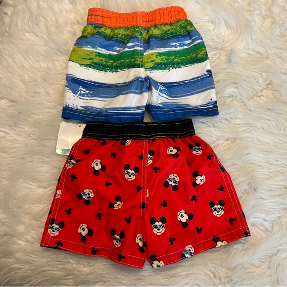 Disney | Swim | Infant Swim Trunks 69 Months Disney Mickey Mouse Beach ...